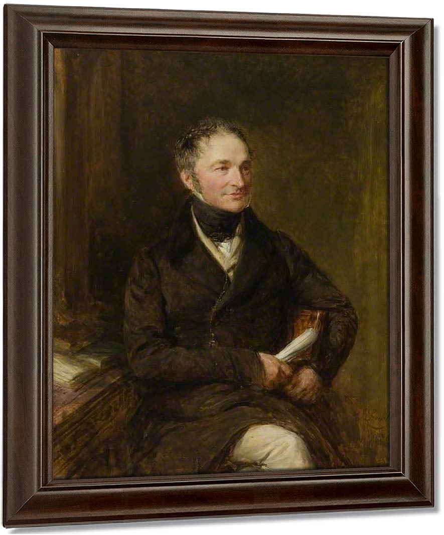 Portrait Of A Gentleman By John Linnell Art Reproduction from Cutler Miles.