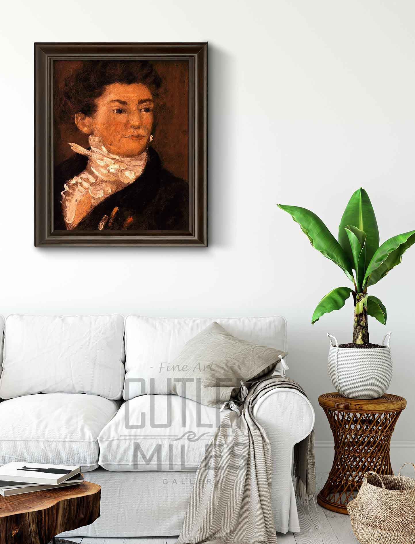 Self Portrait By Theodore Gericault Art Reproduction from Cutler Miles.