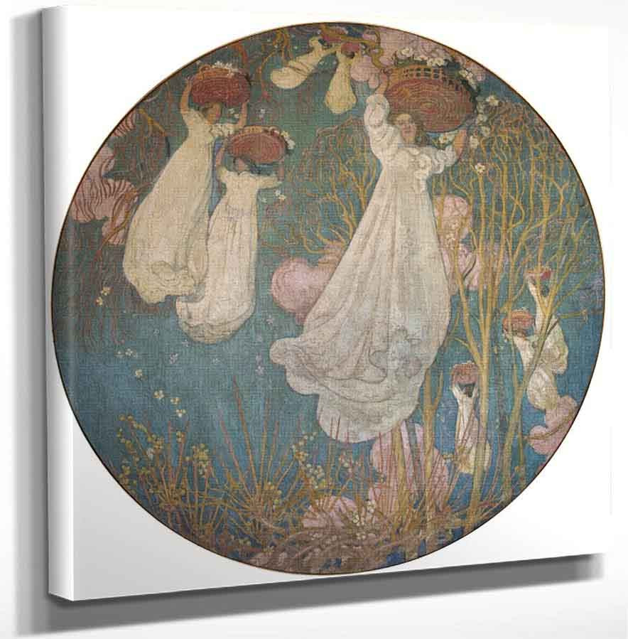 Laundresses At Play By Maurice Denis Art Reproduction from Cutler Miles.