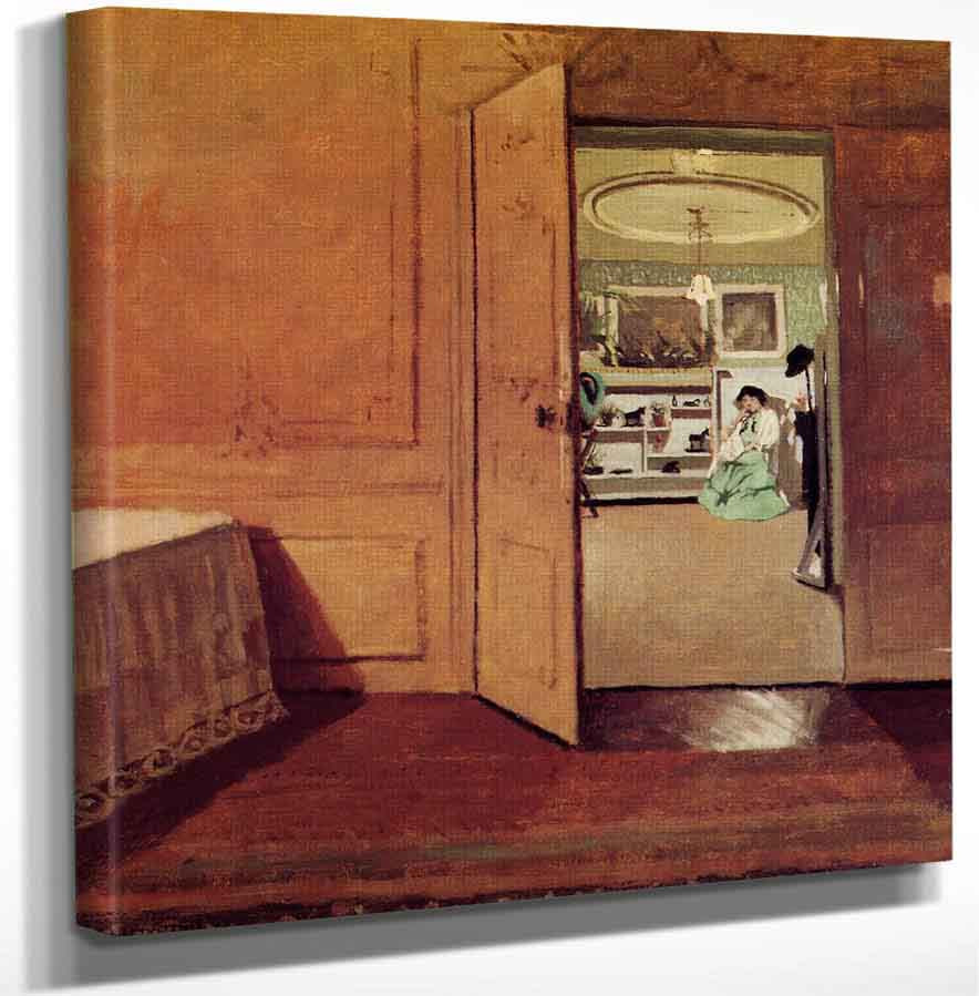 Dinner By Lamplight By Felix Vallotton Print or Oil Painting ...