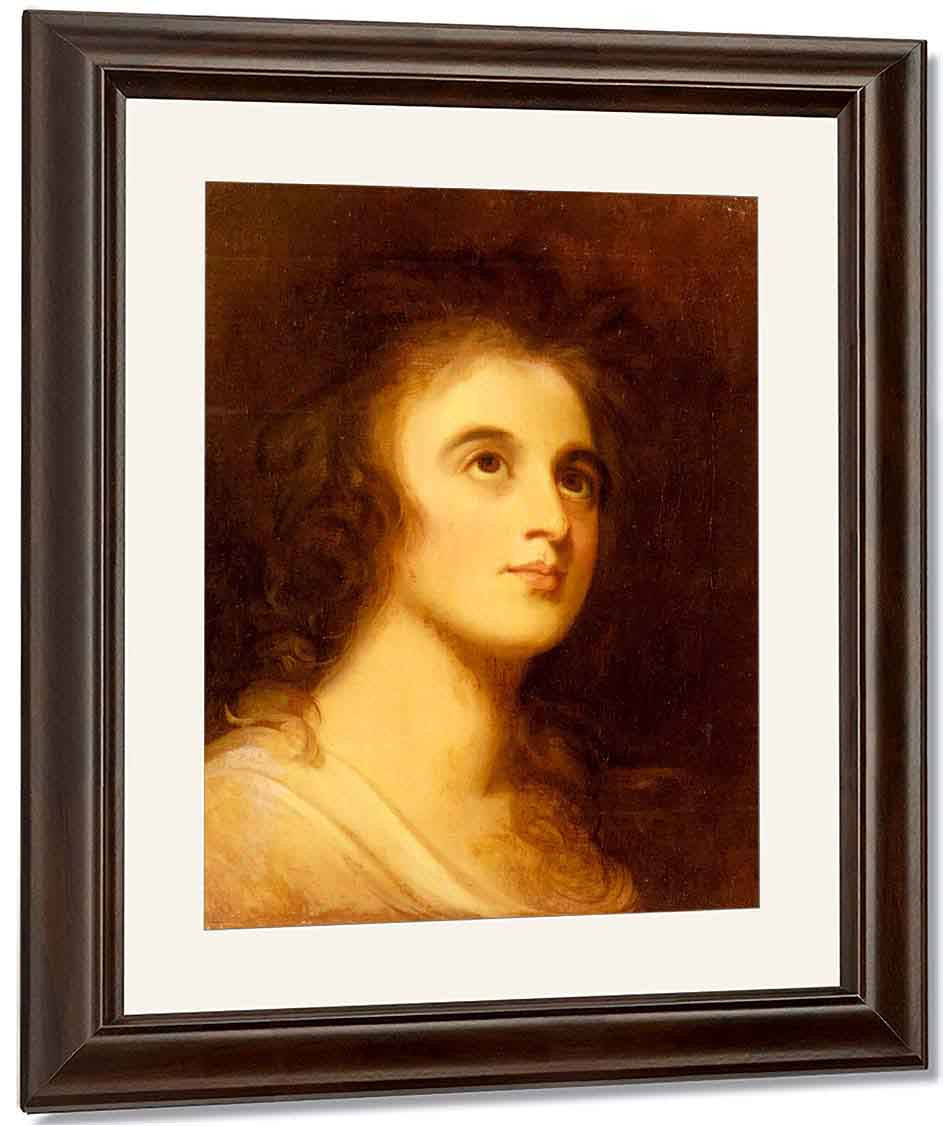 Portrait Of Emma Hamilton By George Romney Reproduction