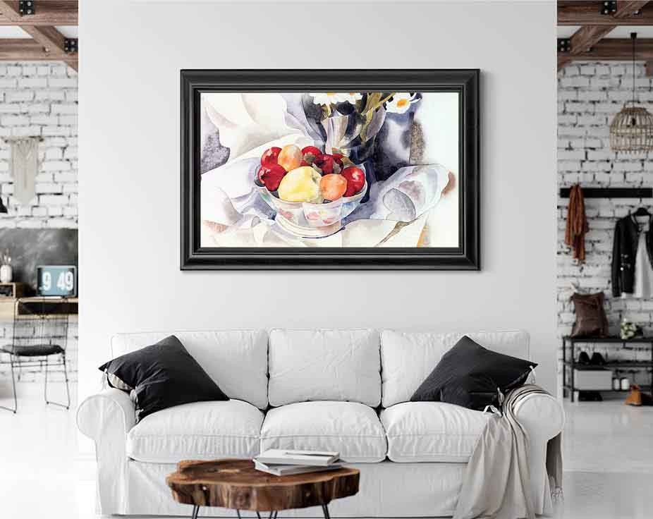 Fruit And Daisies By Charles Demuth Print or Oil Painting Reproduction ...