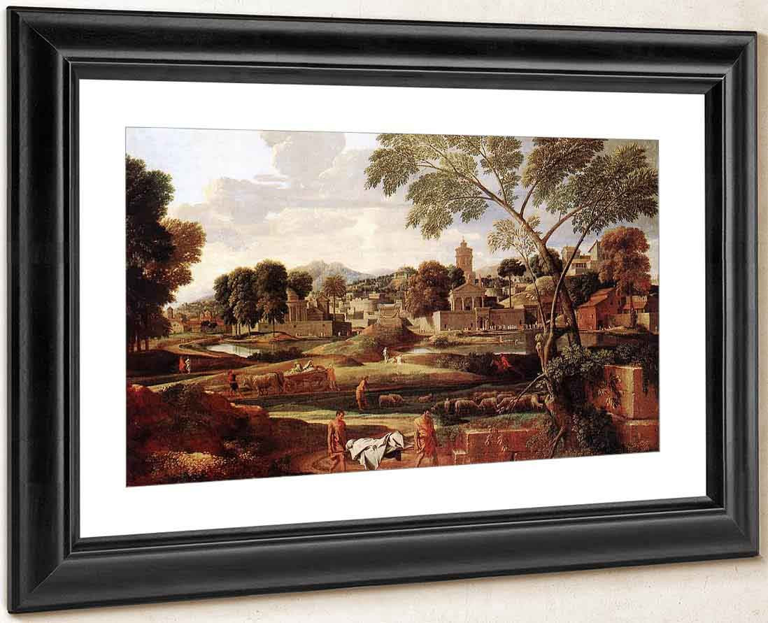 Landscape With The Funeral Of Phocion By Nicolas Poussin Print or Oil ...
