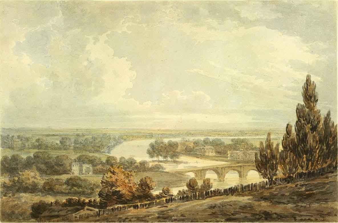 Panoramic View Of The Thames By Joseph Mallord William Turner Print or ...