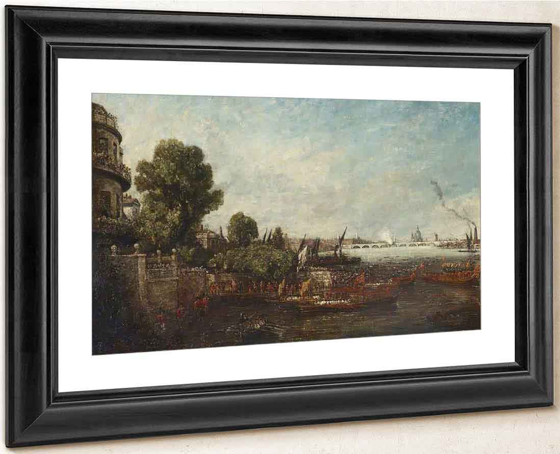 The Embarkation Of George Iv From Whitehall The Opening Of Waterloo ...