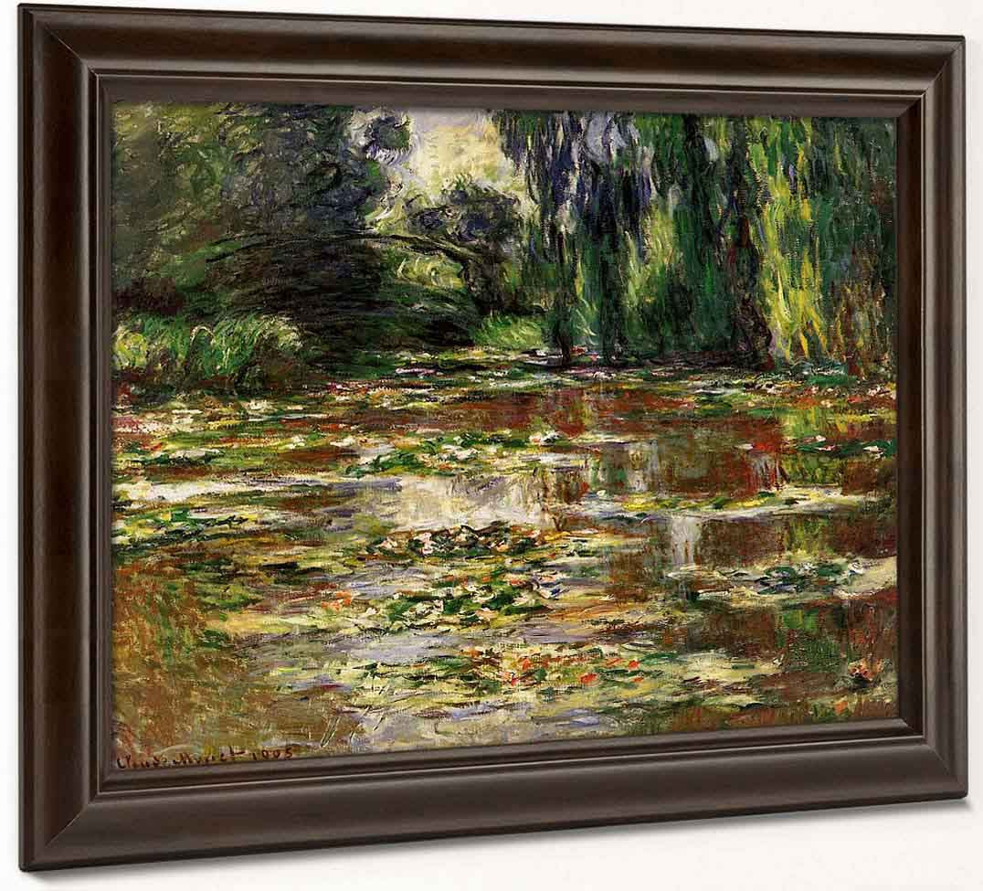 The Bridge Over The Water Lily Pond By Claude Oscar Monet Print or ...