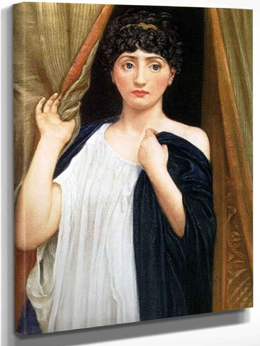 Portrait Of Agnes Macdonald By Sir Edward John Poynter Art Reproduction ...