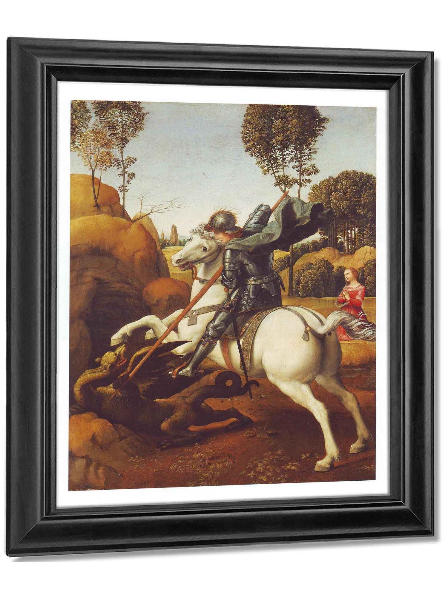 St George And The Dragon Raphael Oil Painting by Raphael