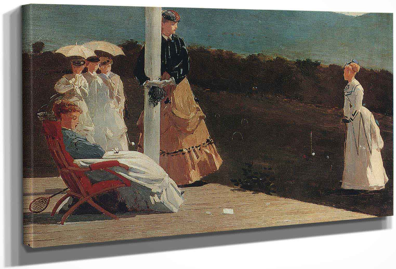 Snap The Whip By Winslow Homer Print or Oil Painting Reproduction from ...