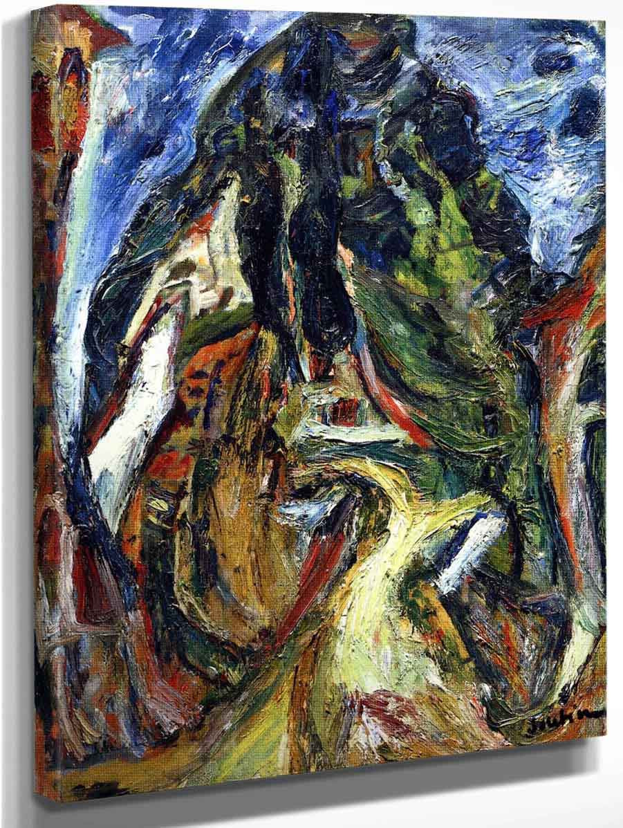 Landscape At Montmartre By Chaim Soutine Print or Oil Painting ...