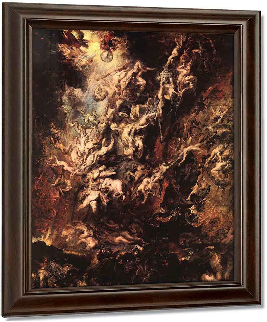 The Fall Of The Damned By Peter Paul Rubens Art Reproduction from ...