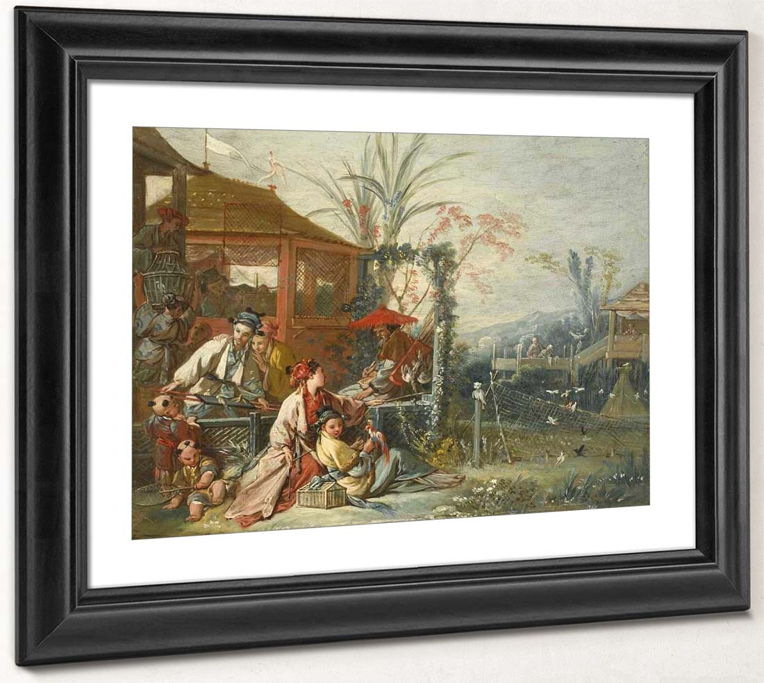 Chinese Hunt By Francois Boucher Print or Painting Reproduction from ...