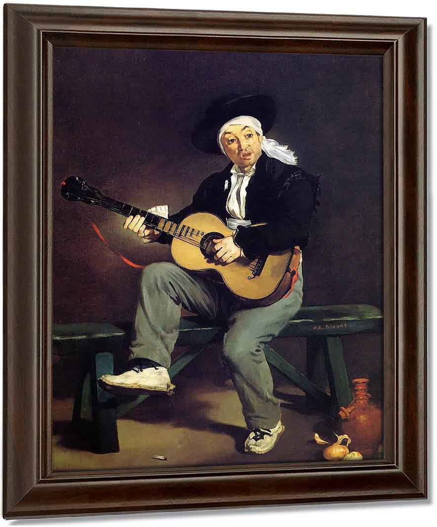 The Spanish Singer By Edouard Manet Art Reproduction from Cutler Miles.