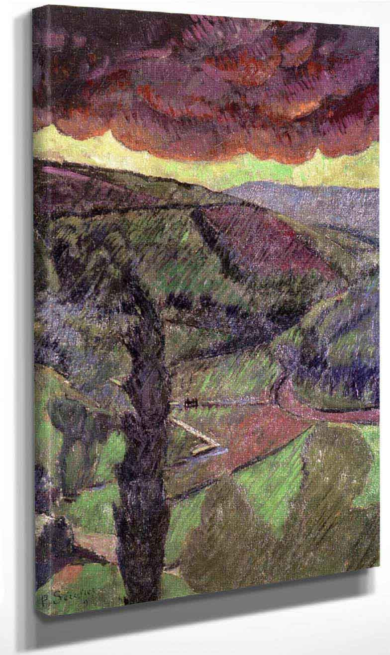 Yellow Farm At Pouldu By Paul Serusier Print or Painting Reproduction ...