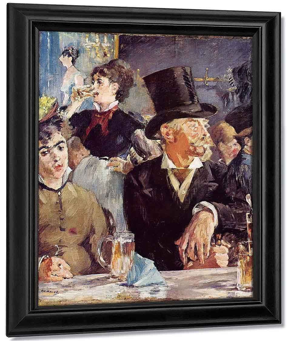 Cafe Concert By Edouard Manet Reproduction