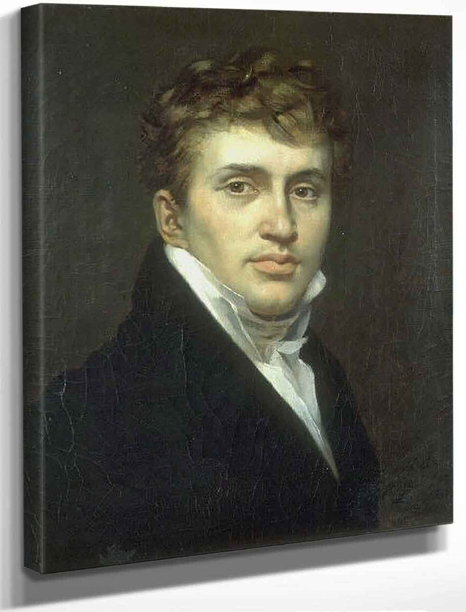 Self Portrait By Alexandre Denis Abel De Pujol By Alexandre Denis Abel ...