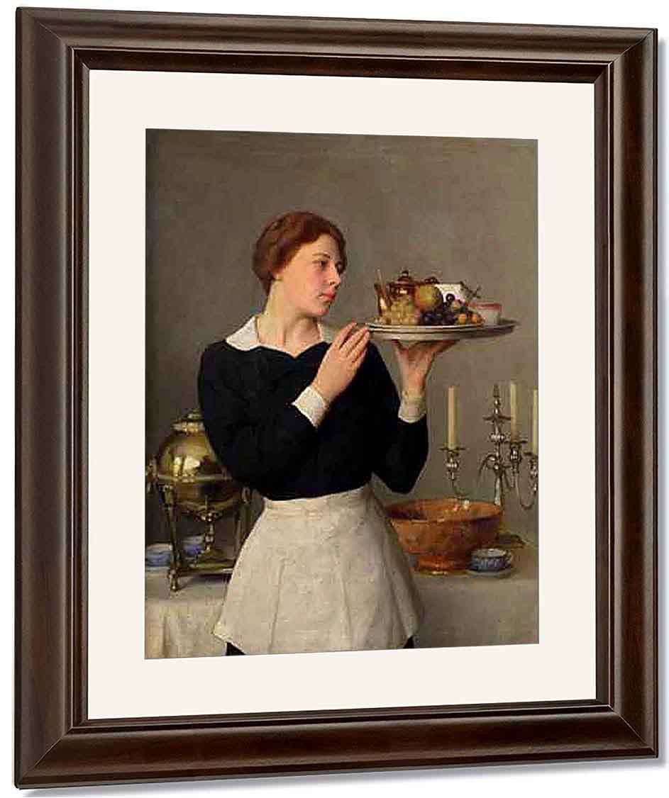 In The Sunlight Portrait Of The Artist's Wife By William Macgregor ...