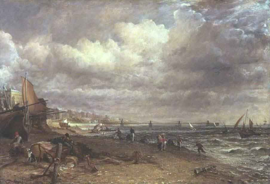 Chain Pier, Brighton By John Constable Print or Oil Painting ...