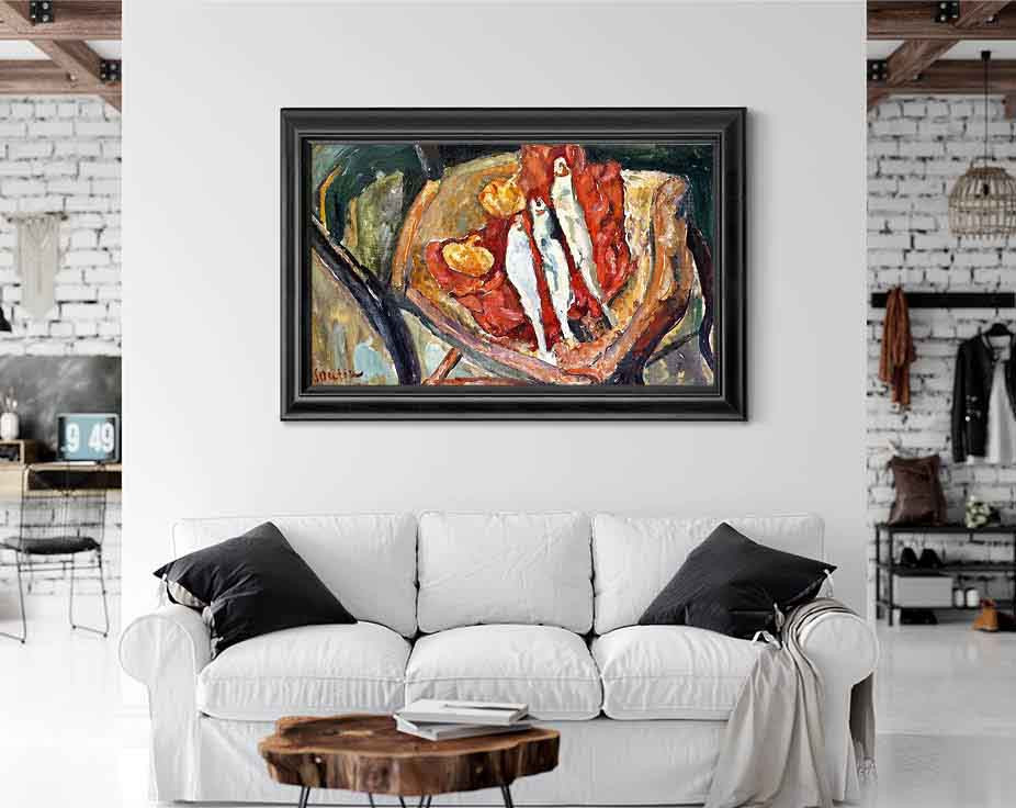 Still Life With Herrings And Onions By Chaim Soutine Print or Oil ...