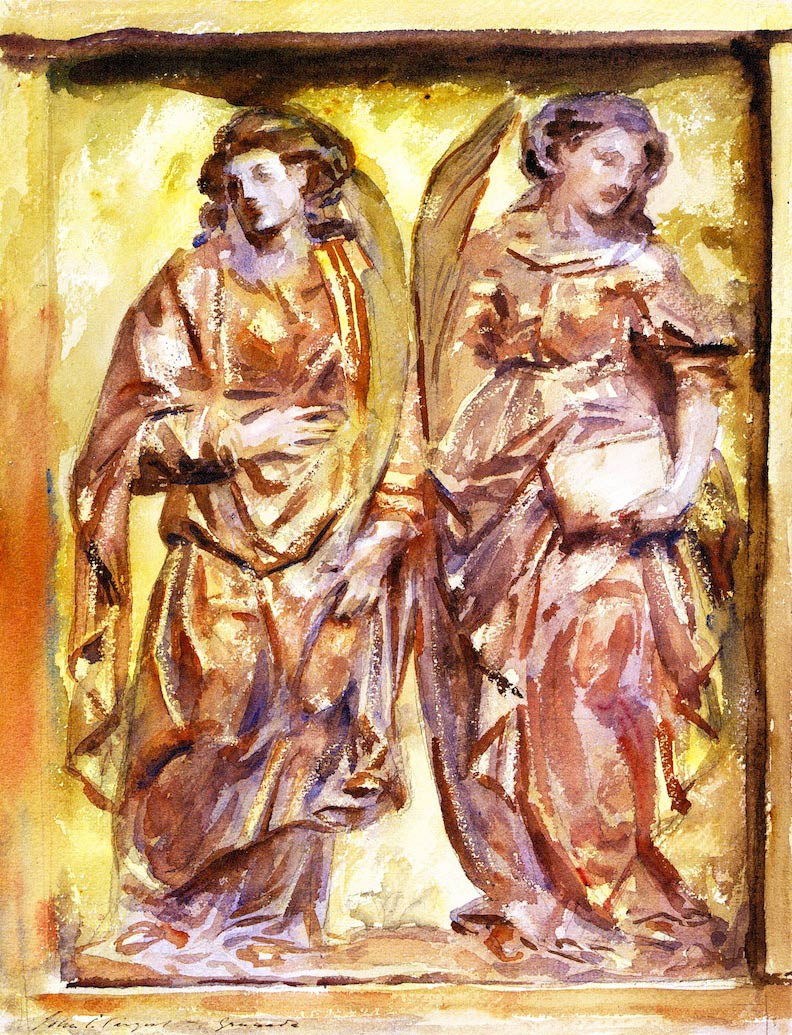 Angels, After A Relief, Churchh Of Los Jeronimos, Granada By John ...