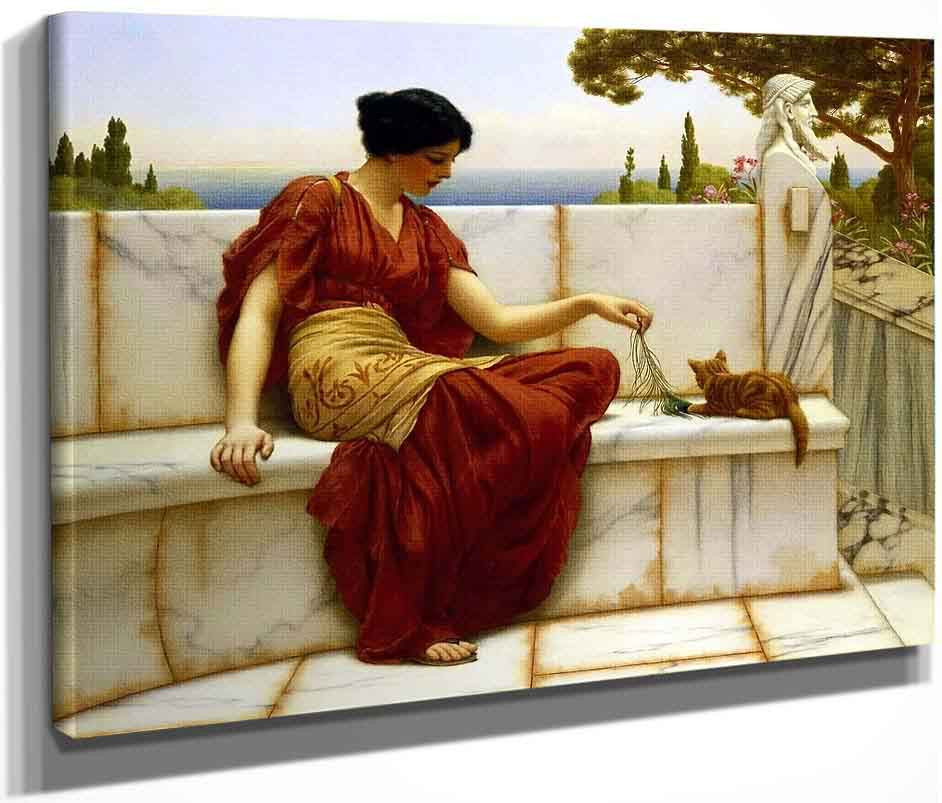 The Favourite By John William Godward By John William Godward Print or ...