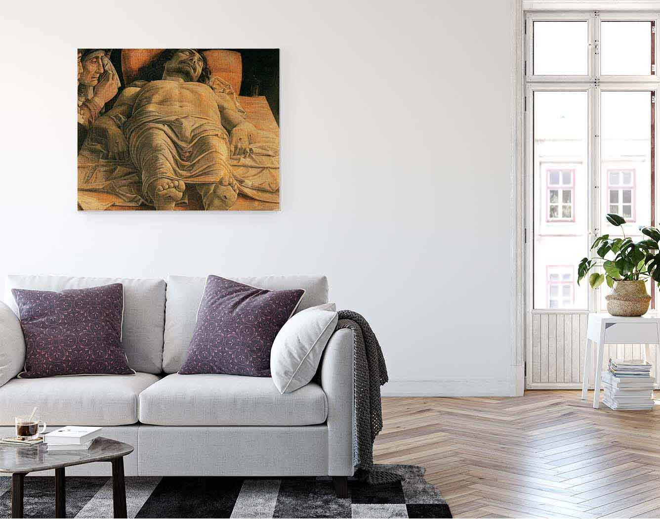 The Lamentation Over The Dead Christ By Andrea Mantegna Print or ...