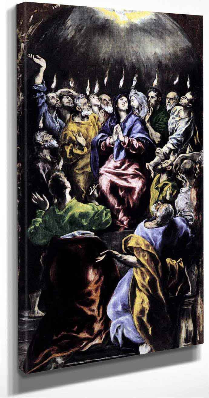 The Pentecost By El Greco Print or Oil Painting Reproduction