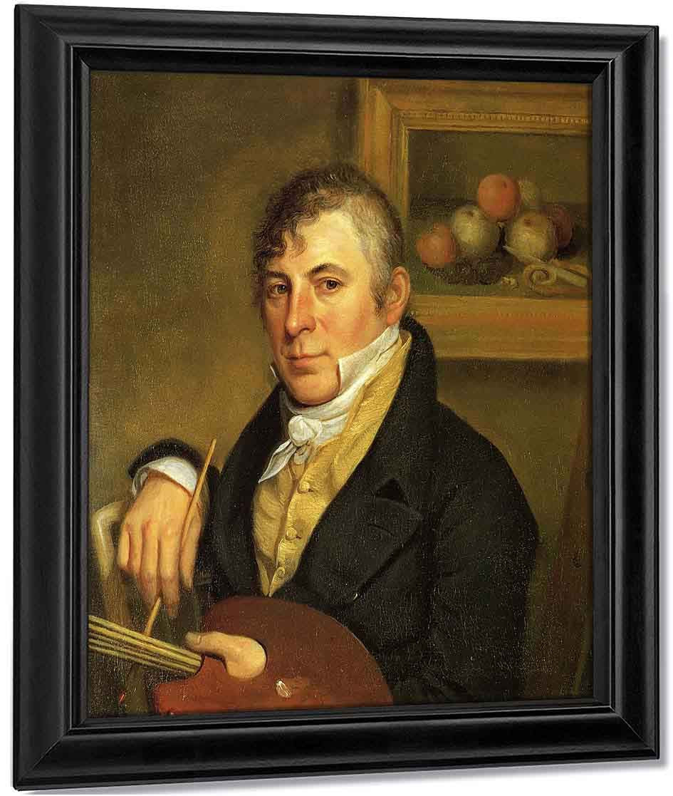Portrait Of Raphaelle Peale By Laurent De La Hyre Reproduction from ...