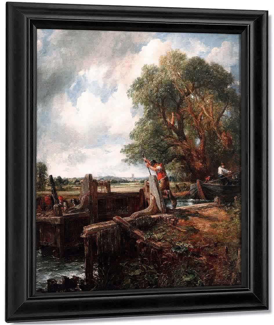 The Lock By John Constable Reproduction from Cutler Miles