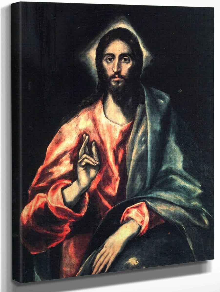 A Boy Blowing On An Ember To Light A Candle By El Greco Reproduction ...