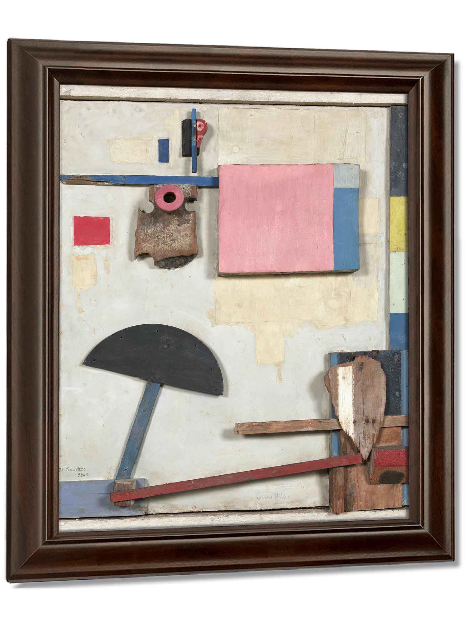 Merzbild Kijkduin 1923 by Kurt Schwitters
