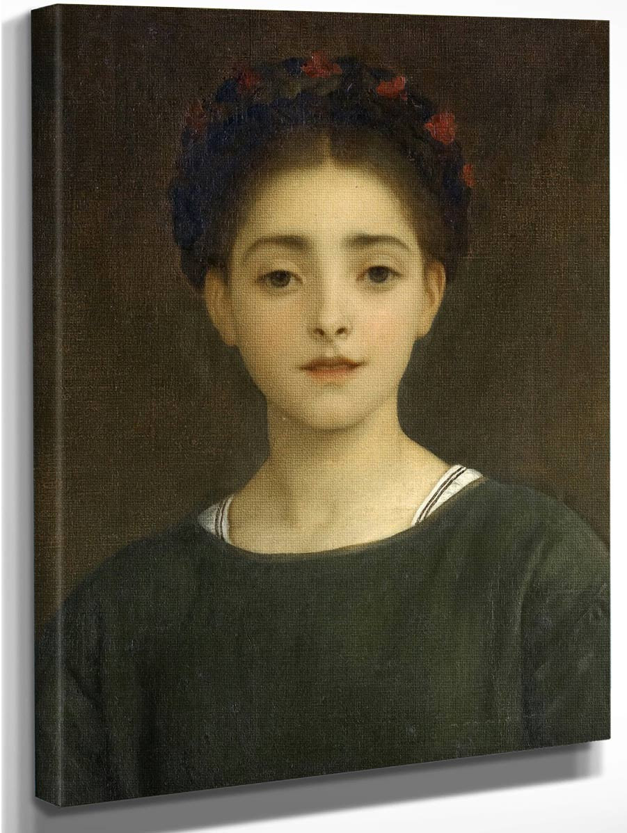 A Girl By Sir Frederic Lord Leighton Art Reproduction from Cutler Miles.