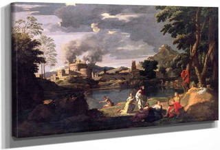 Orpheus And Eurydice By Nicolas Poussin Print or Oil Painting ...