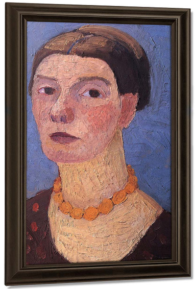 Self Portrait, Holding A Bowl And A Glass By Paula Modersohn Becker ...