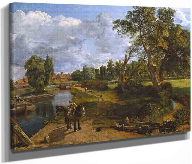 Flatford Mill By John Constable By John Constable Print or Painting ...