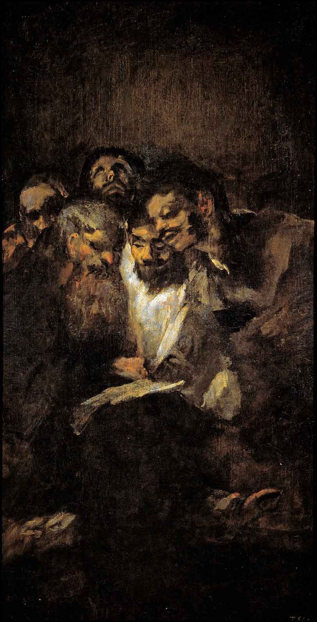 Reading By Francisco Jose De Goya Y Lucientes Print or Oil Painting ...