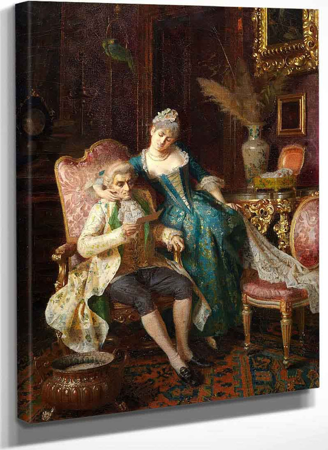The Love Letter By Pio Ricci Art Reproduction.