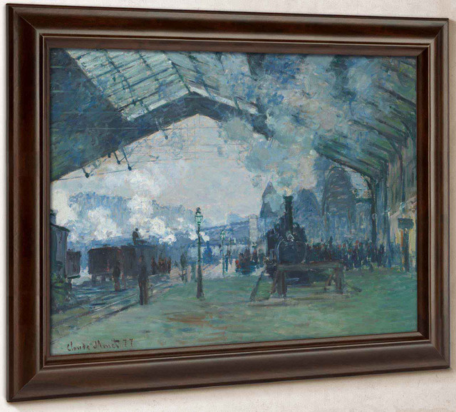 Claude Monet Arrival Of The Normandy Train Gare Saint Lazare Google Art ...
