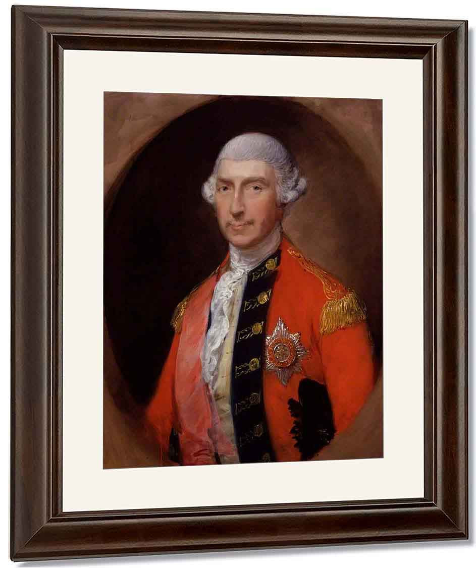 Jeffrey Amherst, 1St Baron Amherst By Thomas Gainsborough Reproduction