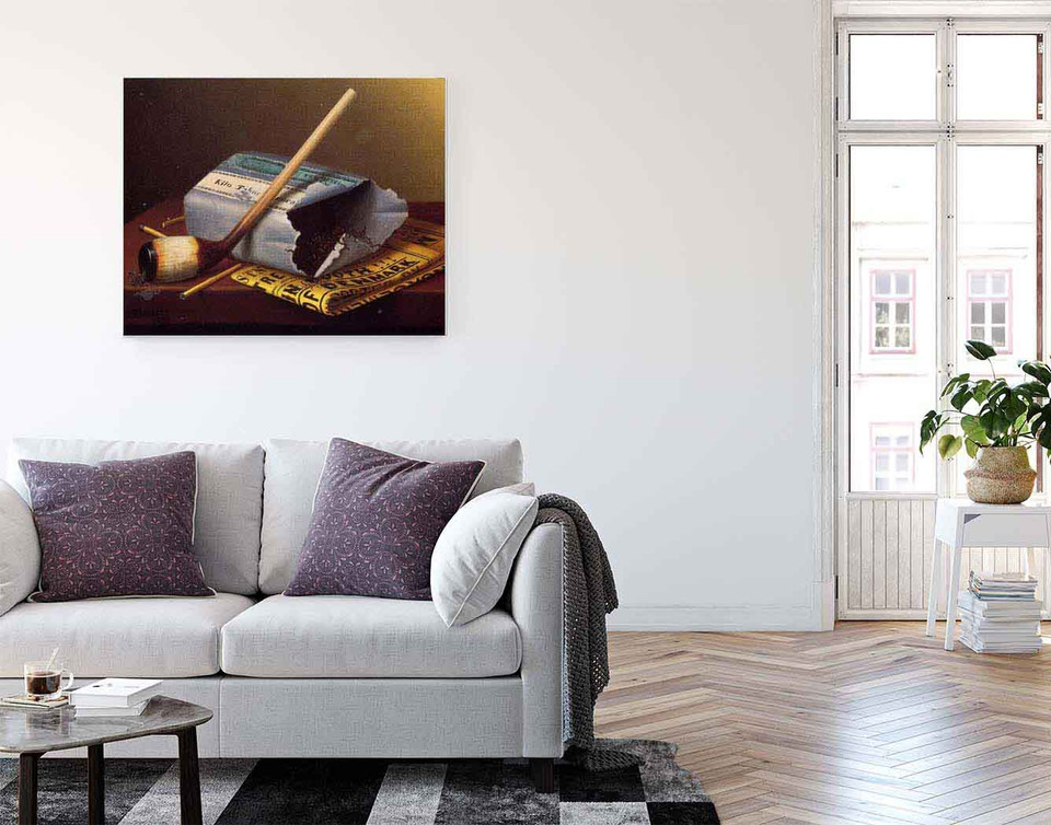 A Smoke Backstage By William Michael Harnett Print or Painting ...