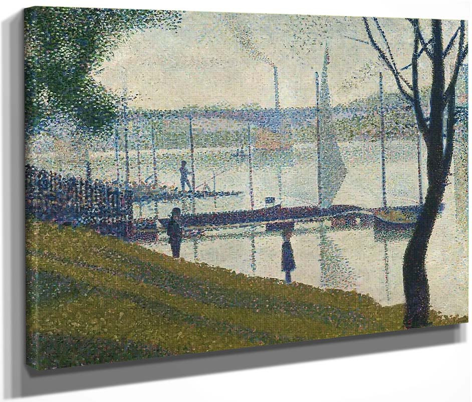Bridge At Courbevoie By Georges Seurat Print or Painting Reproduction ...