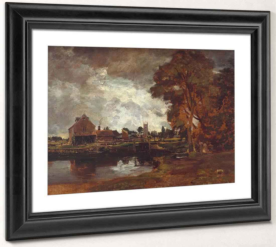 Dedham Lock And Mill By John Constable Print or Painting Reproduction ...