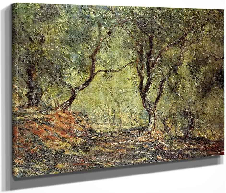 The Olive Tree Wood In The Moreno Garden By Claude Oscar Monet Print or ...