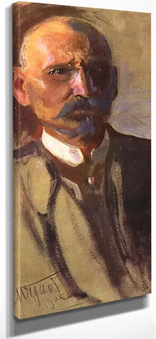 Self Portrait 4 By Leon Jan Wyczolkowski Art Reproduction from Cutler ...