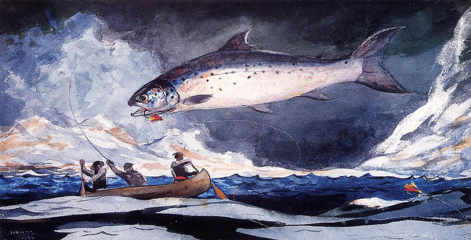 Cape Trinity, Saguenay River1 By Winslow Homer Print or Oil Painting ...