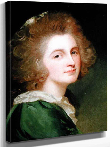 Portrait Of Ann Barbara Russell By George Romney Art Reproduction from ...