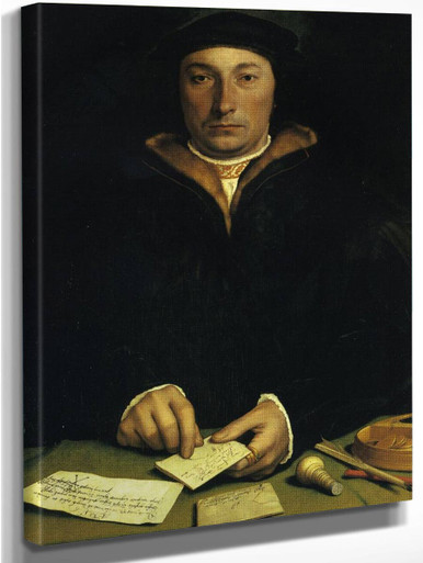 Portrait Of Dirk Tybis By Hans Holbein The Younger Art Reproduction ...