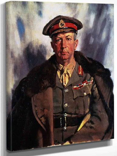 Sir Arthur Currie By Sir William Orpen Art Reproduction from Cutler Miles.
