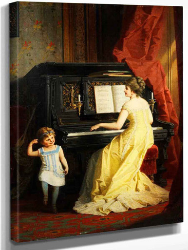 The Little Polka Dancer By Anton Ebert Art Reproduction from Cutler Miles.