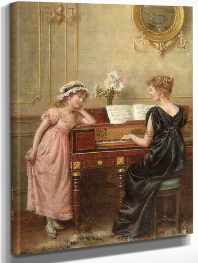 The Recital By George Goodwin Kilburne Art Reproduction from Cutler Miles.